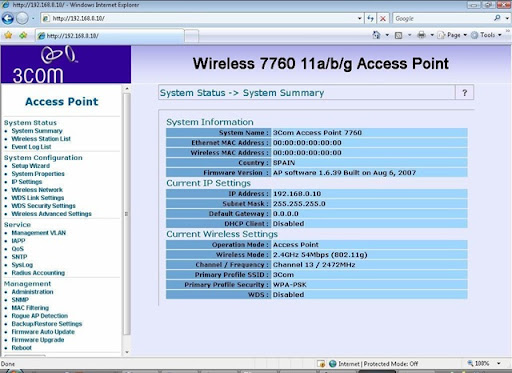 My Knowledgebase: [Hard - Access Point] Enlace WDS entre 2 puntos de ...